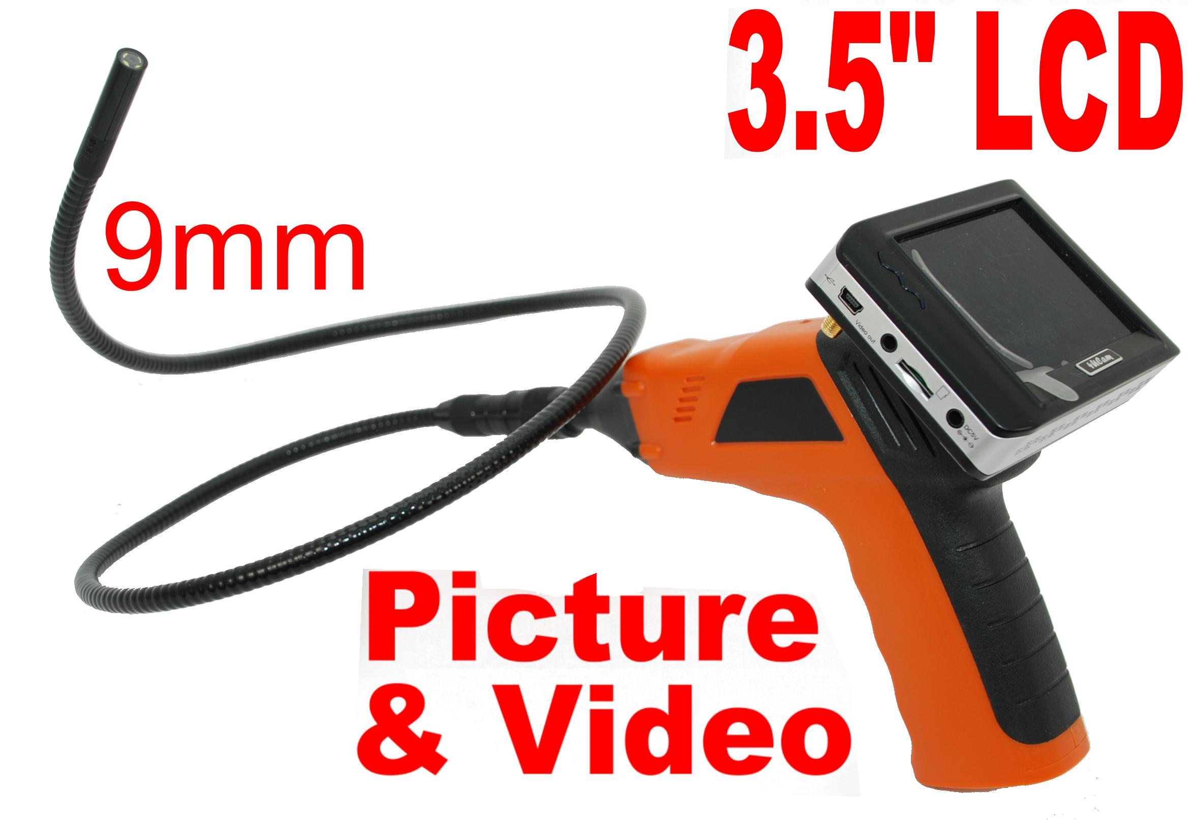 Sell 3.5" LCD Inspection 9mm Camera Video Recorder Wireless DVR 4 LEDs ...